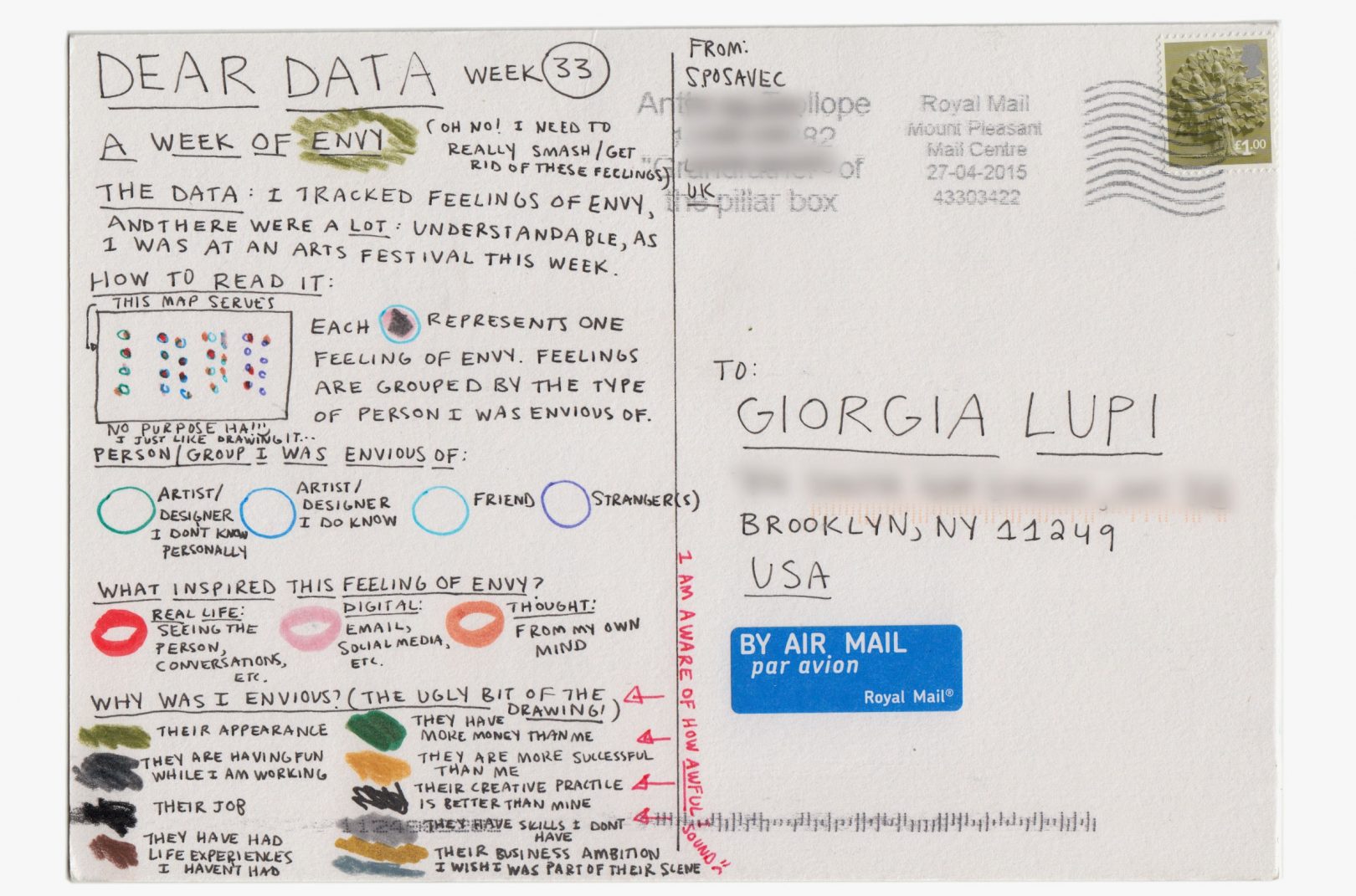 Dear Data：两个设计师的秘密书信 – Malt 麦芽